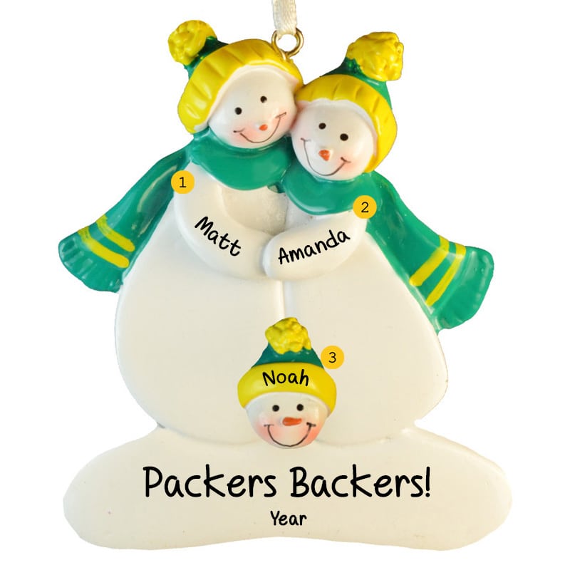 Green Bay Packers Ornaments - Personalized Ornaments For You
