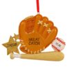 Baseball Glove GOLD Star Great Catch Ornament | Personalized Ornaments ...