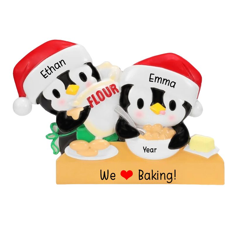 Male / Female Couple Ornaments - Personalized Ornaments For You
