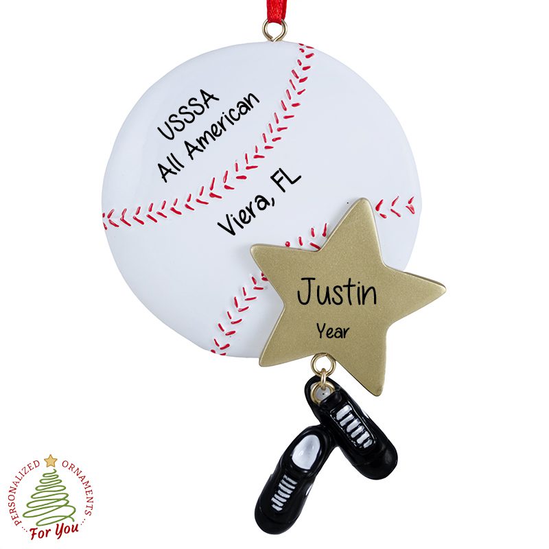 Baseball Ornaments - Personalized Ornaments For You