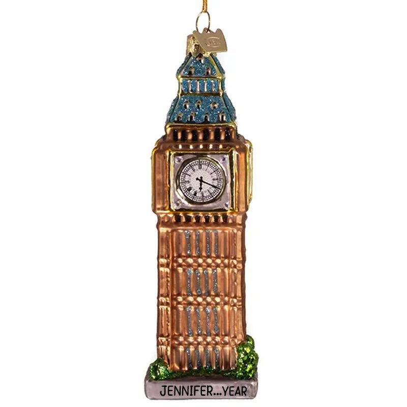 Personalized Big Ben London Souvenir Christmas Ornament - Personalized ...